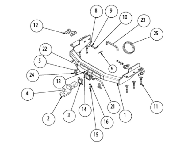 HAYMAN REESE TOWBAR TO SUIT Dodge Nitro (6-2007 to 12-2011) – Fastfit Automotive Specialists