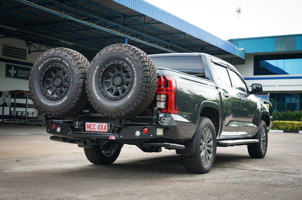 MCC 022-02 REAR WHEEL CARRIER DUAL WHEELS TO SUIT MITSUBISHI MV TRITON ...