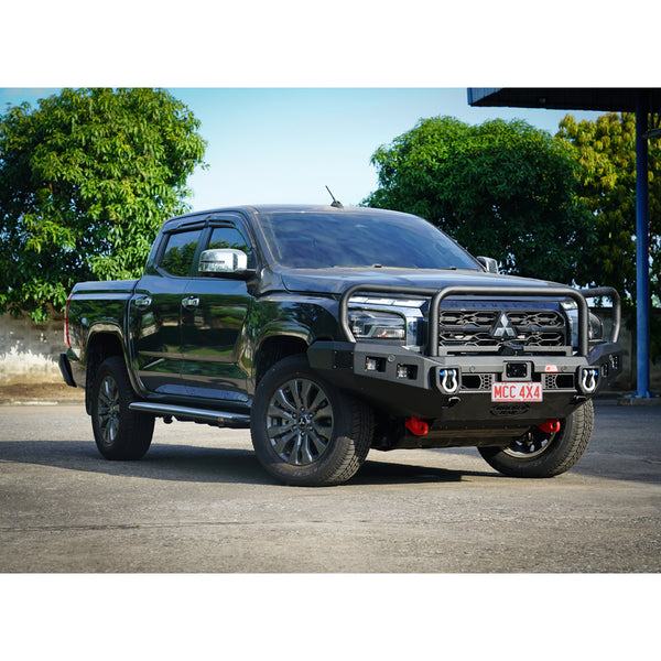 MCC 078-02SQ ROCKER TRIPLE LOOP BULLBAR TO SUIT MITSUBISHI MV TRITON ...
