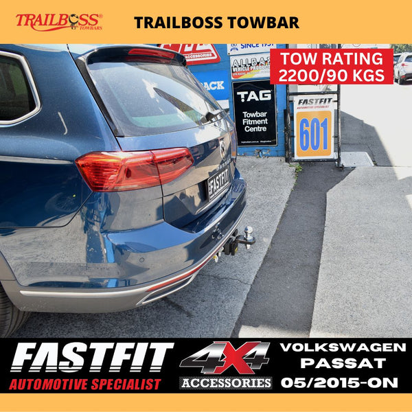 TrailBoss Towbar to suit VOLKSWAGEN PASSAT B8 SEDAN WAGON 10/2015-ON ...