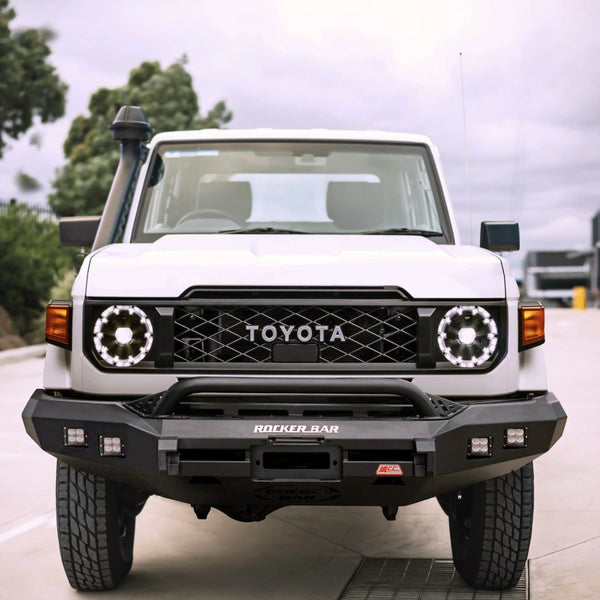 MCC 078-01SQL ROCKER BULL BAR SINGLE LOW LOOP PACKAGE TO SUIT TOYOTA ...