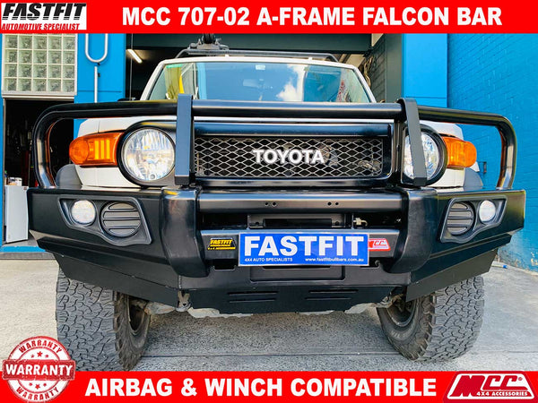 MCC 707-02 A-Frame Falcon Bullbar (NO FOGLIGHT) to suit TOYOTA FJ ...