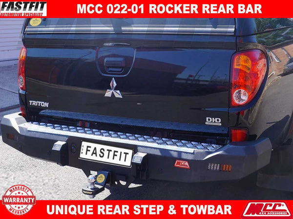 MCC 022-01 Rocker Rear Bar to suit Mitsubishi Triton MN 2010-2014 ...