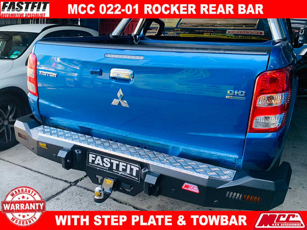 MCC 022-01 Rocker Rear Bar to suit Mitsubishi Triton MQ 2015-2018 ...