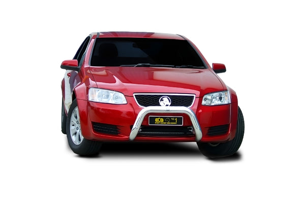 ECB Polished ALLOY BIG TUBE Bull Bar to suit Holden Commodore VE Sedan ...