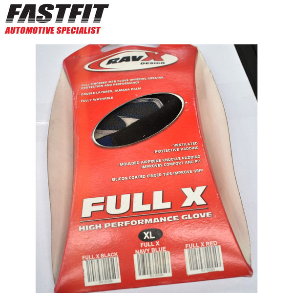 RAVX DESIGN FULL X HIGH PERFORMANCE GLOVE (XL) - Custom Fitted Bull ...