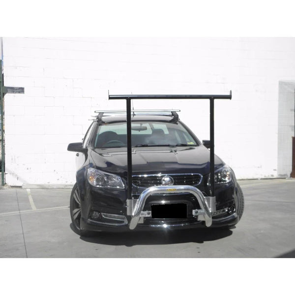 ALL BARS NUDGE BAR (POLISHED ALLOY) & H-RACK TO SUIT HOLDEN COMMODORE ...