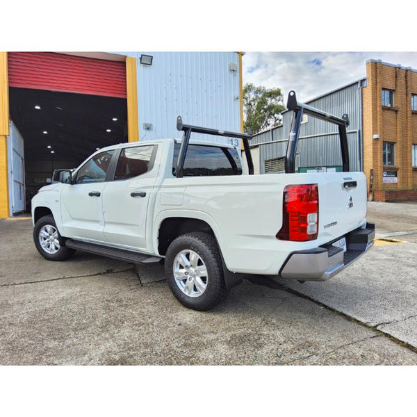 ALL BARS Front & Rear Ladder Rack (Black) to suit MITSUBISHI MV TRITON ...