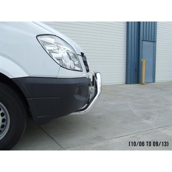 ECB NUDGE BAR (BLACK) TO SUIT MERCEDES-BENZ SPRINTER (10/2006 to 09/ ...